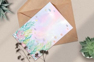 Ocean Pastel Invitation Digital Paper Graphic by Lazy Sun · Creative ...