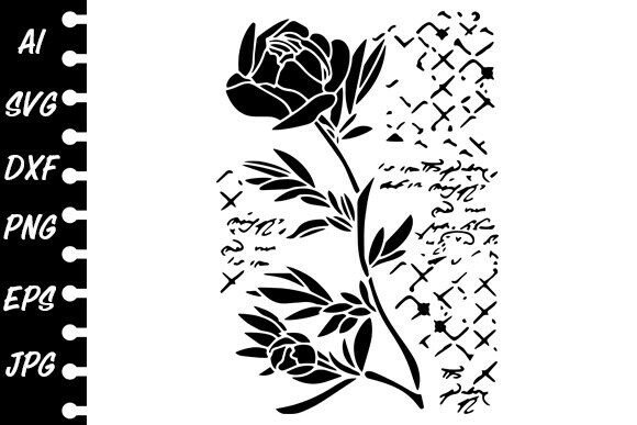 Stencil Ornamental Butterfly Graphic by MARYCRAFTIRIA · Creative Fabrica