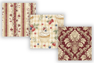 Wine Toile Digital Paper Pack, Vintage Graphic by Florid Printables ...