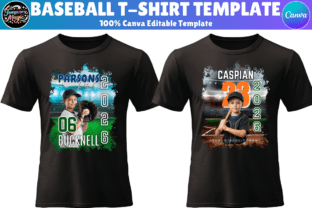 10 Baseball T-Shirt Editable Template Graphic by Canva Magic · Creative ...