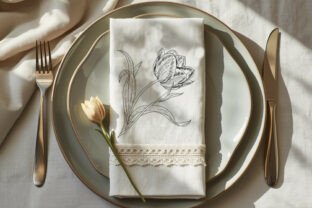 Delicate Bloom - Fine Line Illustration Graphic by Bonapart Atelier ...