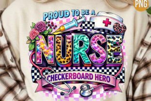 Nurse Checkerboard Hero Medical PNG Graphic by LAZY Creator · Creative ...