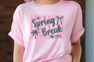 Striped Spring Break 2026 Summer Beach Graphic by TBA Digital Files ...