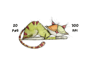Whimsy Cat Storybook Clipart Set Graphic by giraffecreativestudio ...