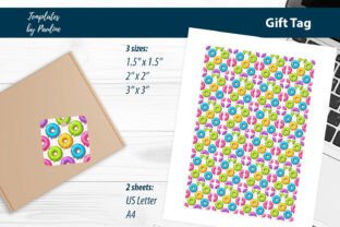 Donut Baby Shower Gift Tags Printable Graphic by Templates by Pauline ...