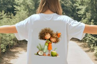 Funny Summer Beach Kids Clipart Graphic by Digital Artistic99 ...