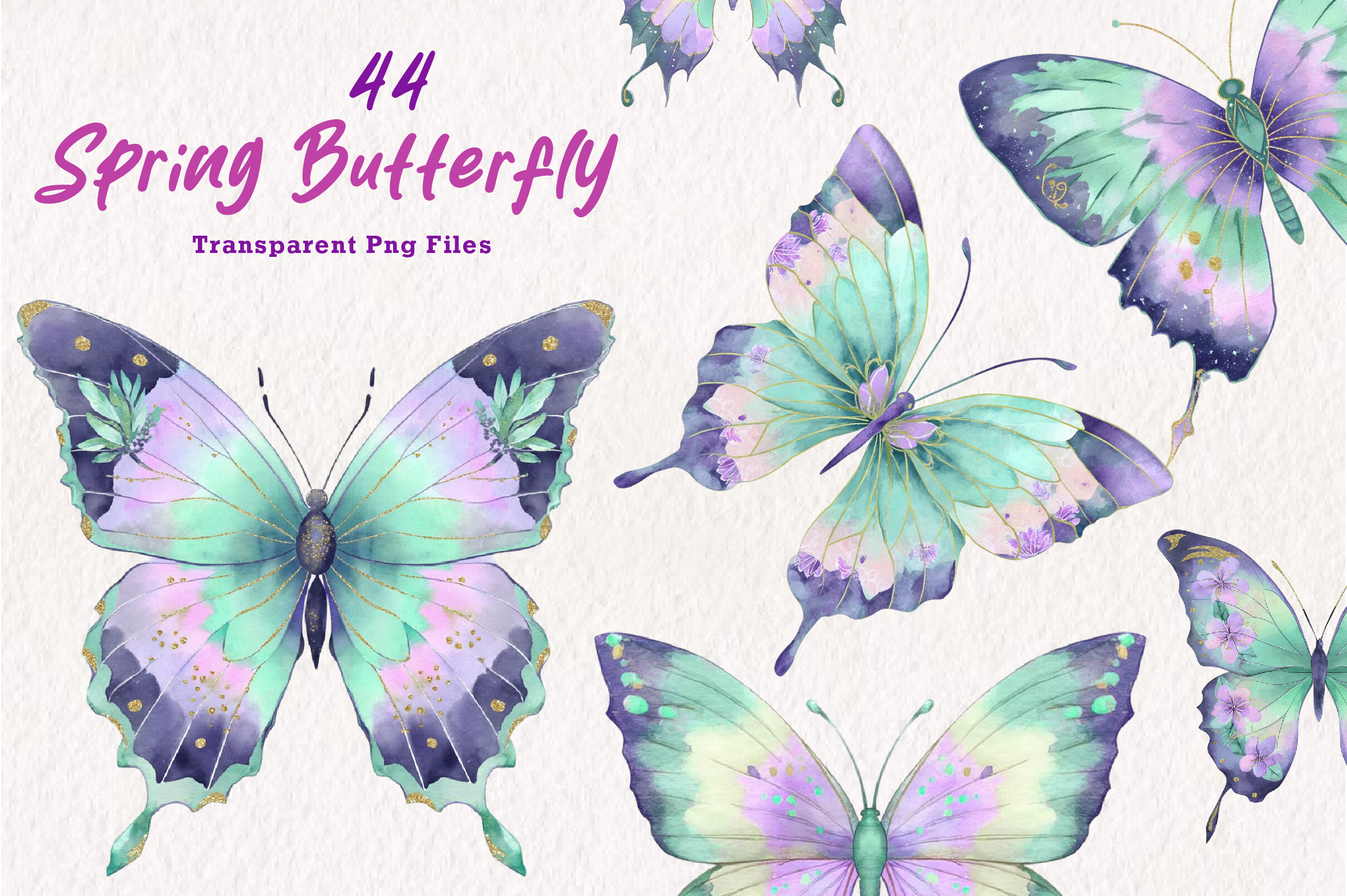 Spring Butterfly Clipart Graphic by Dreamshop · Creative Fabrica