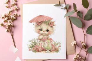 Whimsical Cats Summer Clipart Graphic by SinaCreation · Creative Fabrica