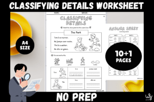 Classifying Details Reading Worksheets Graphic by wodstudio08 ...