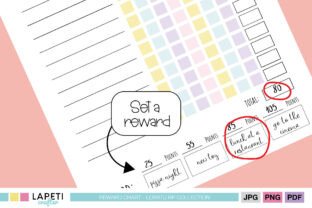 Kids Reward Chart Printable Graphic by lapeticrafter · Creative Fabrica