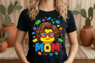 Lego Mom Colorful Bricks PNG Graphic by jijopero · Creative Fabrica
