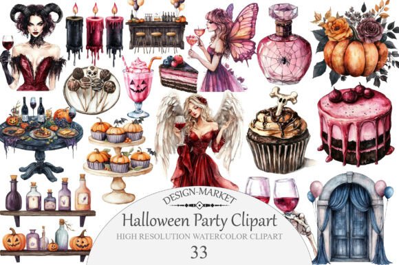 Watercolor Spelling Autumn Clipart Graphic by Design Market · Creative ...