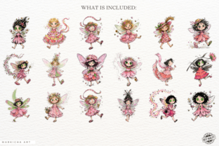 Whimsical Summer Fairy Girl Png Clipart Graphic by Markicha Art ...
