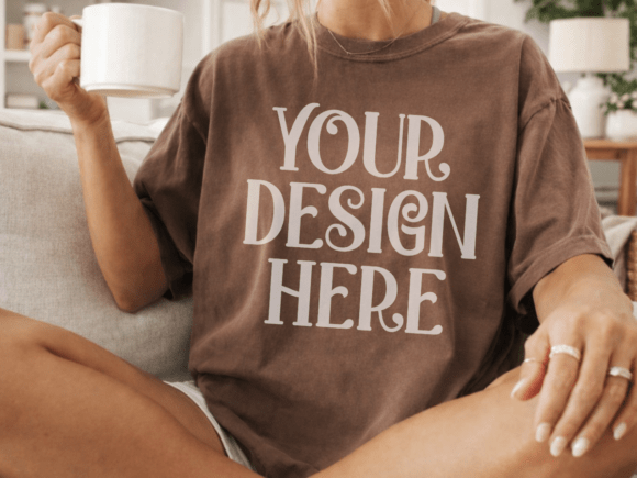 Comfort Colors C1717 Mens T-shirt Mockup Graphic by Mockup Lofty ...