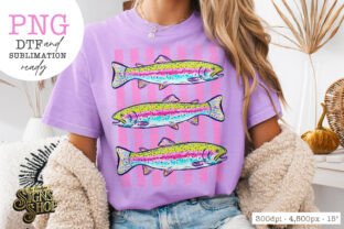 Rainbow Trout PNG, Preppy Lake Days Fish Graphic by The Vintage Signs ...