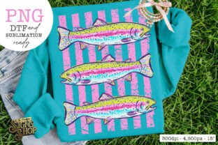 Rainbow Trout PNG, Preppy Lake Days Fish Graphic by The Vintage Signs ...