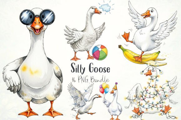 439 Silly Goose Clipart Designs & Graphics