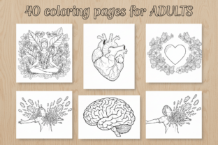 40 Mental Health Coloring Pages Graphic by Lasercut_pro · Creative Fabrica