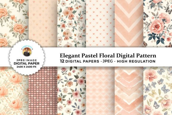 Cute Baby Watercolor Digital Patterns Graphic by sagorarts · Creative ...