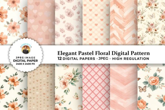 Cute Baby Watercolor Digital Patterns Graphic by sagorarts · Creative ...