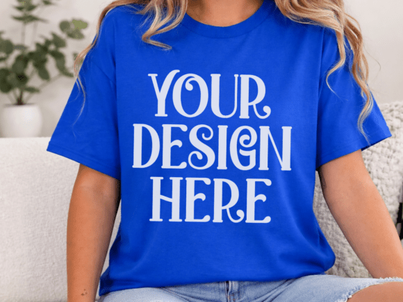 Gildan 5000 T-Shirt Flat Lay Mockup Graphic by Real POD Mockups ...