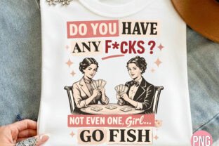 Go Fish Sarcastic Women Cards PNG Graphic by LILY DIGITAL Arts ...