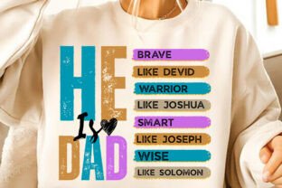 He is Dad PNG, Funny Dad Quote PNG Gráfico por CraftieDesigns ...