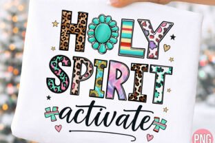 Holy Spirit Activate Funny Quote PNG Graphic by The Black Cat ...