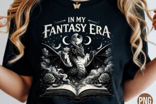 In My Fantasy Era Dragon Book Shirt PNG Graphic by Lazy Cow · Creative ...