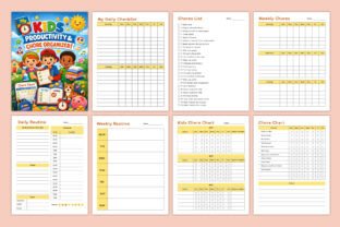 Kids Productivity & Chore Organizer KDP Graphic by SR KDP · Creative ...