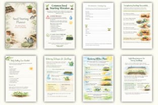 Seed Starting Planner Graphic by KDPLab · Creative Fabrica