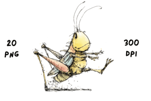 Storybook Whimsy Insect Life Clipart Set Graphic by ...