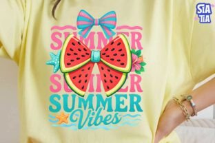 Summer Vibes Watermelon Bow PNG Clipart Graphic by siatia · Creative ...