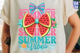 Summer Vibes Watermelon Bow PNG Clipart Graphic by siatia · Creative ...
