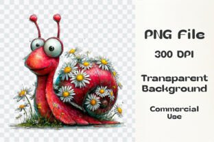 Whimsical Floral Snail Clipart Graphic by Breezy.Lane · Creative Fabrica