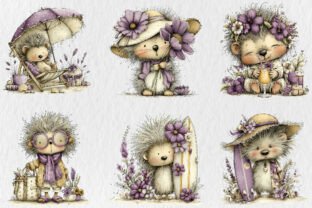 Whimsical Summer Beach Hedgehog Clipart Graphic by Rose Art · Creative ...