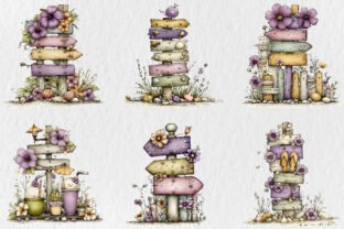 Whimsical Summer Singpost Clipart Graphic by Rose Art · Creative Fabrica