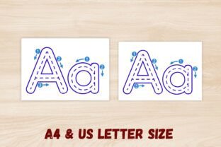 Alphabet Tracing for Kids a-Z and Number Graphic by jenstrokeandstyle ...