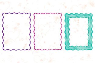 Colorful Preppy Frame Clipart Bundle Graphic by Summer Digital Design ...