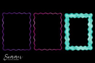 Colorful Preppy Frame Clipart Bundle Graphic by Summer Digital Design ...