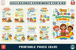 Easy Science Experiments for Kids Graphic by LR ART · Creative Fabrica