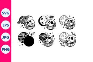 Guinea Pigs in Space Vector Art Graphic by SVG vector PNG · Creative ...