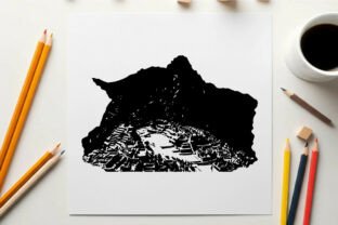 Machu Picchu Ancient Inca Citadel Mounta Graphic by sctchcreations ...