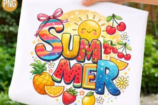 Summer Rainbow Fruit Glitter Sparkle PNG Graphic by Emma Studio ...