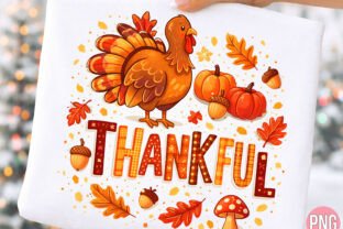 Thankful Turkey Autumn PNG T-SHIRT Graphic by COZY_OWL · Creative Fabrica