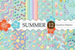 12 Summer Seamless Patterns Graphic by Ak Artwork · Creative Fabrica