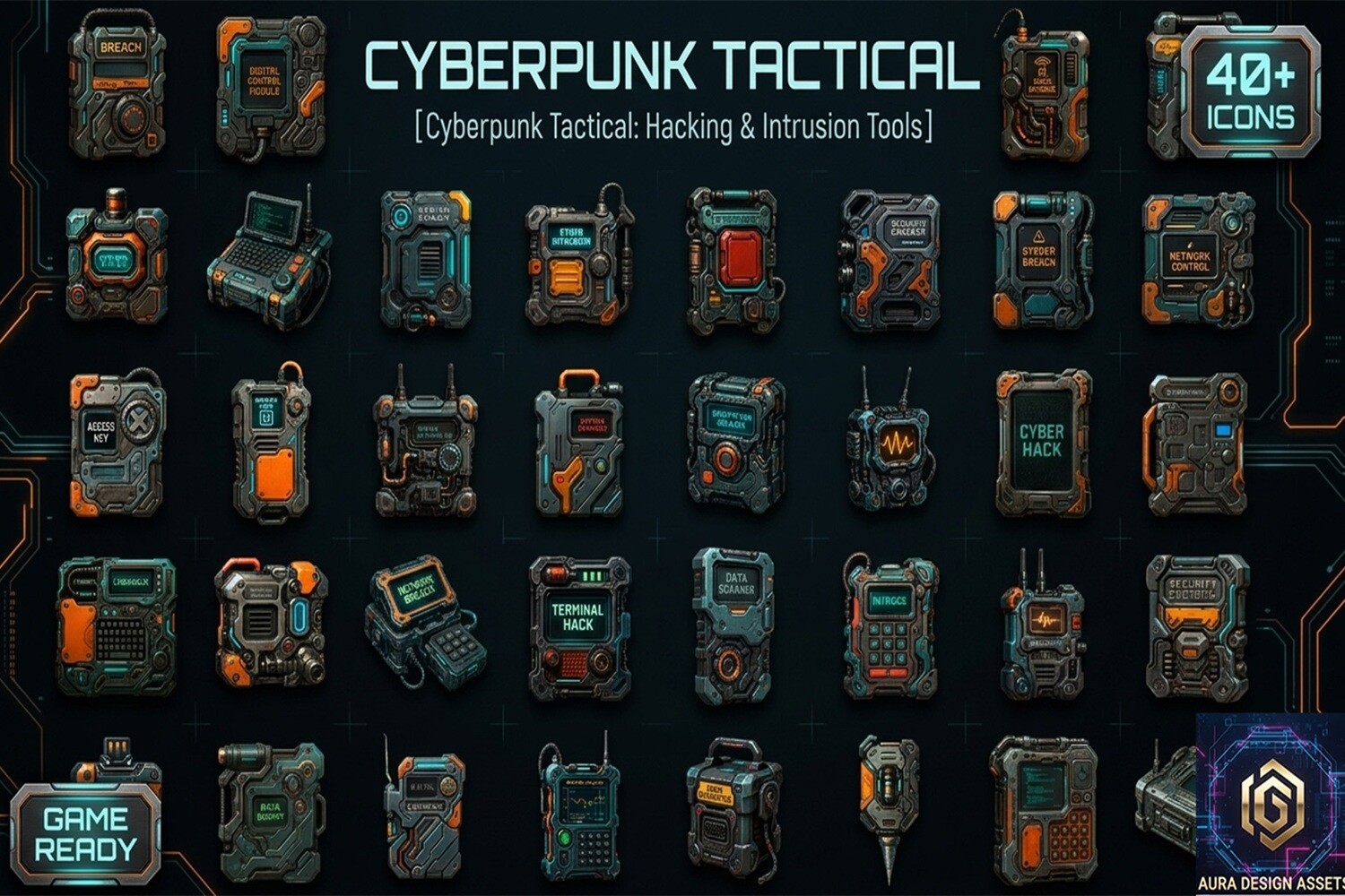 Cyberpunk Tactical Hacking Graphic by steblevvn5 · Creative Fabrica