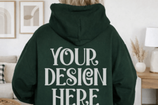 Gildan 18500 Forest Green Hoodie Mockup Graphic by Styled Stock Mock ...