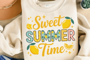 Sweet Summer Time Lemon Summer PNG Desig Graphic by JR Design ...