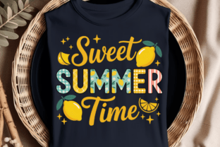 Sweet Summer Time Lemon Summer PNG Desig Graphic by JR Design ...